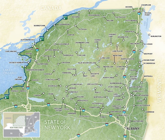 Map of 15 Scenic Byways